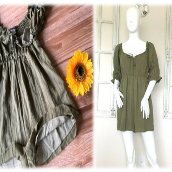 Le Lis | Pants & Jumpsuits | Le Lis Collection Olive Green Square ...